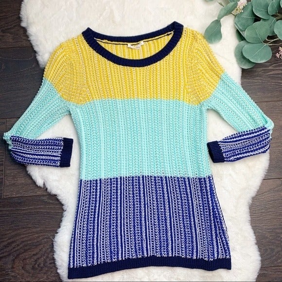 Club Monaco | Sweaters | Club Monaco Colorblock Sweater | Poshmark